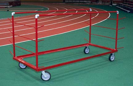 Rolling Pole Vaulting Pole Rack | Feedbeat